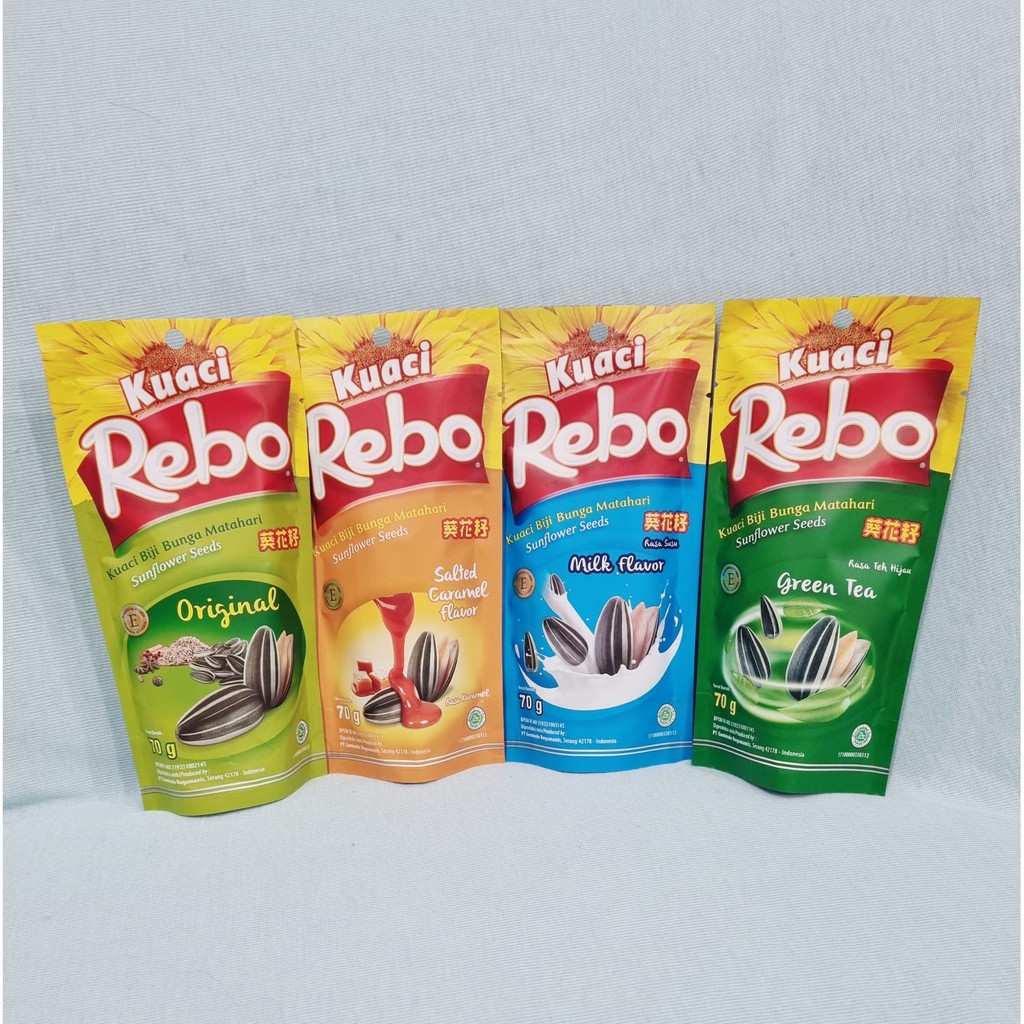 Jual Kuaci Rebo Original Salted Caramel Milk Green Tea 70 Gr