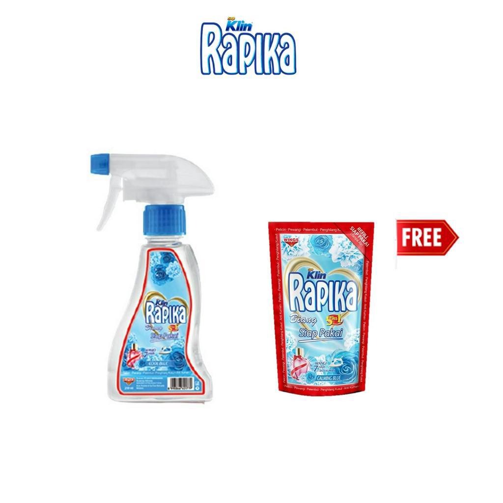 Jual [Buy 1 Get 1] Rapika Biang Biru Botol 250ml - Free Rapika Pewangi ...