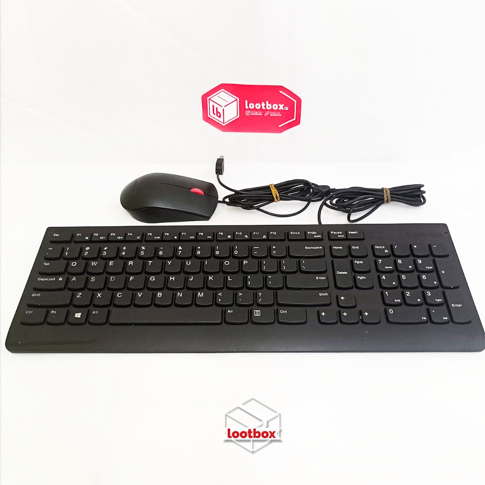 Jual Lenovo Calliope Keyboard & Mouse Bundle [SECOND] | Shopee Indonesia