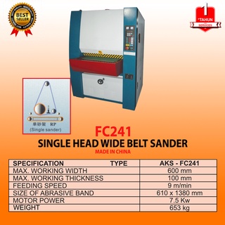 Jual Mesin Amplas Kayu Tali Lebar Alat Penghalus Kayu Wood Bar Single ...