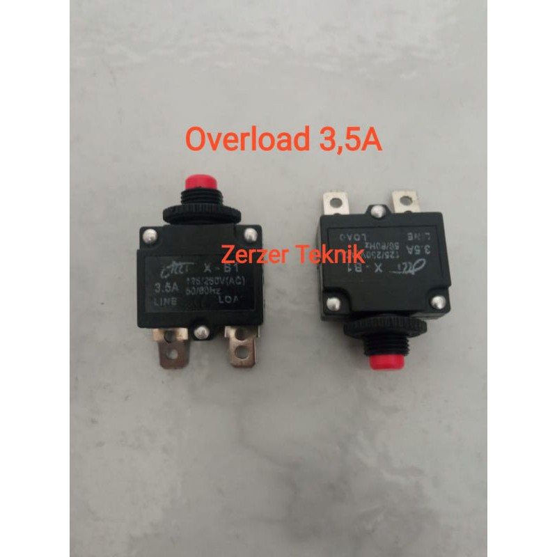 Jual OVERLOAD PROTECTOR 3,5A / CIRCUIT BREAKER 125/250 V (AC) | Shopee ...