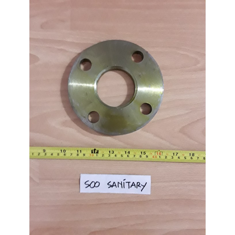 Jual Las Flange 2 inch 10K Las Flen 10 K lubang 4 kuningan Flange Las 2 ...