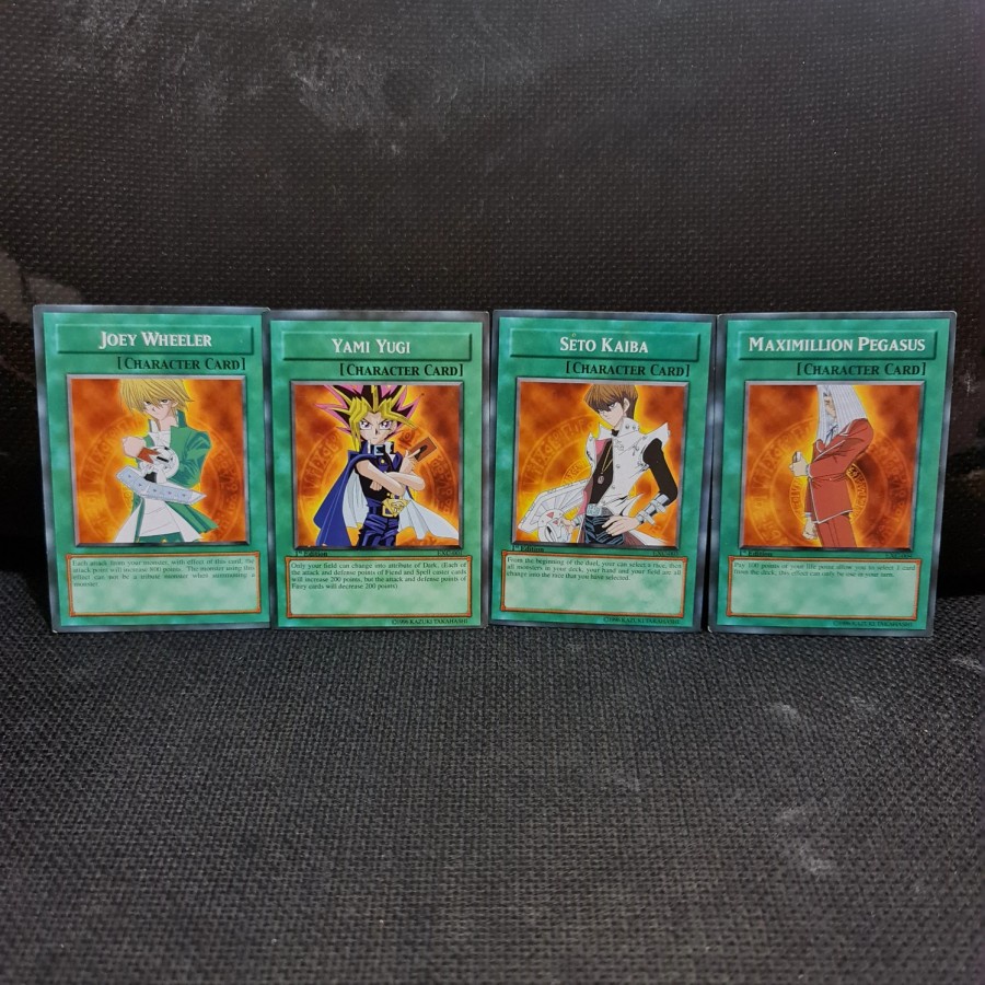 Jual Kartu yugiOh Karakter 1 Set Yugi,Joey,Kaiba,Pegasus | Shopee Indonesia