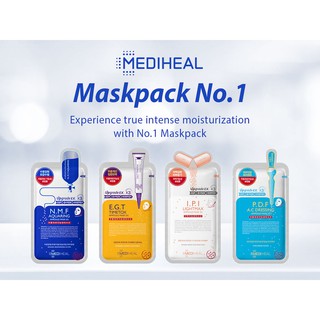 Jual Mediheal Sheet Mask [COD] Original Halal Ampoule Essential WHP HDP NMF PDF IPI Teatree ...