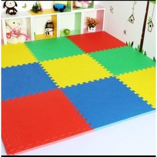Jual PUZZLE MATRAS LANTAI 60X60X1 isi 4 pcs karpet lantai alas lantai ...