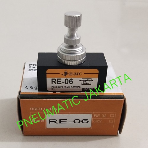 Jual Flow Control RE-01 / RE-06 EMC Pneumatic | Shopee Indonesia