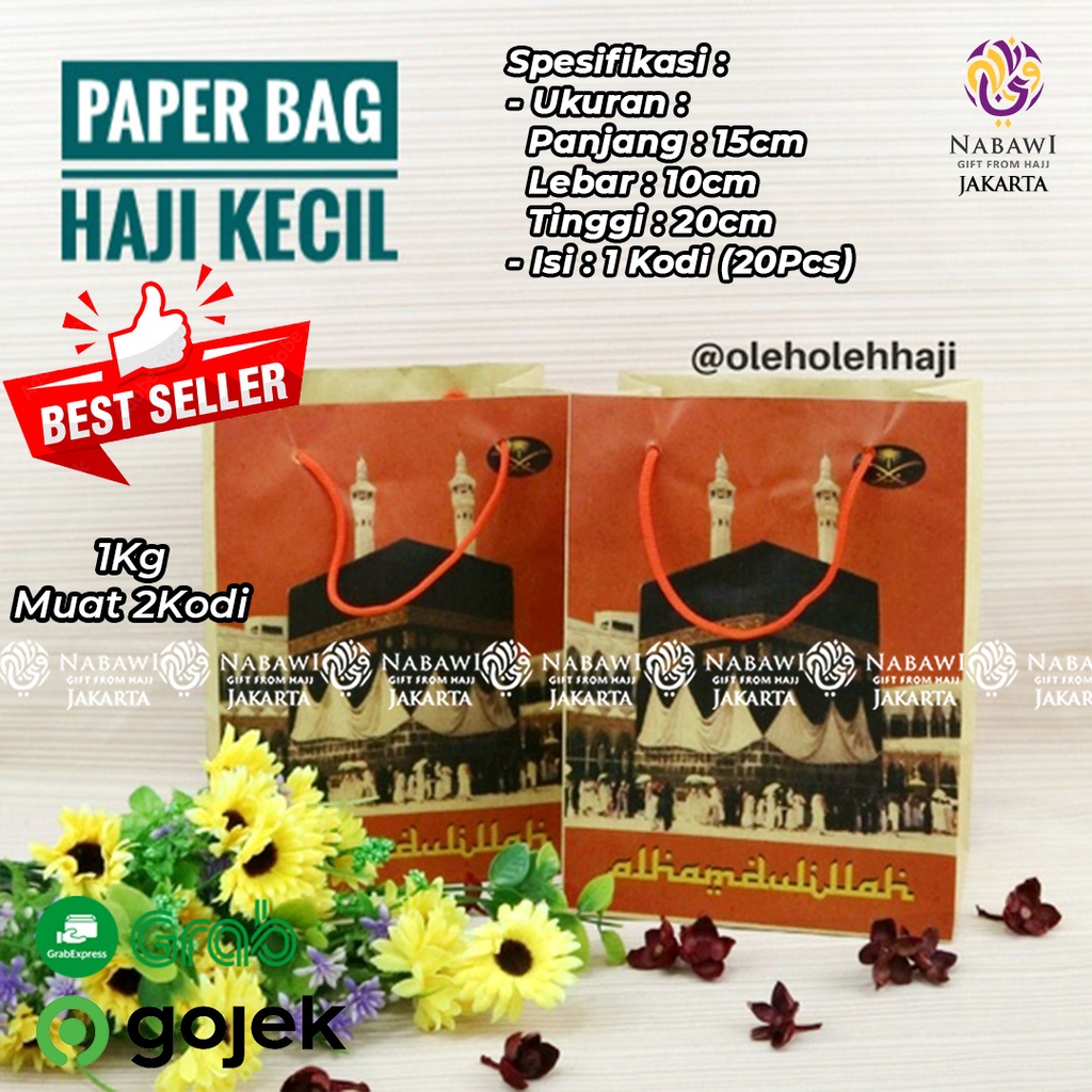 Jual Paper Bag Haji Besar Tanggung Kecil Tanggung Tebal / Tas Kertas ...