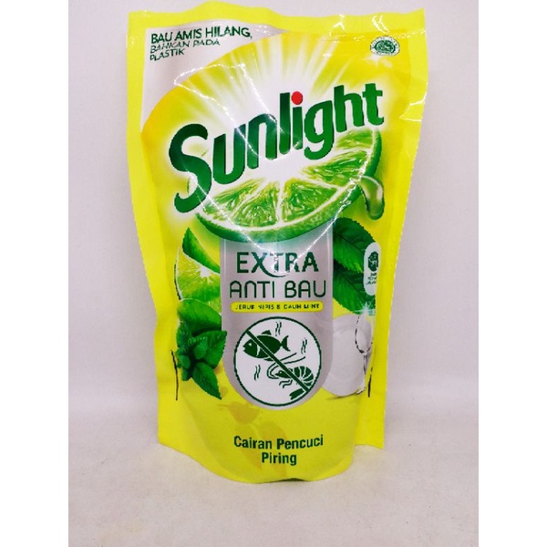 Jual Sunlight Extra Anti Bau Jeruk Nipis & Daun Mint 700 mL tgl ...