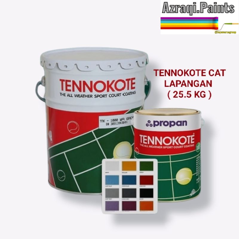 Jual PROPAN TENNOKOTE CAT LAPANGAN ( 22.5 KG ) - Semua Warna - White ...