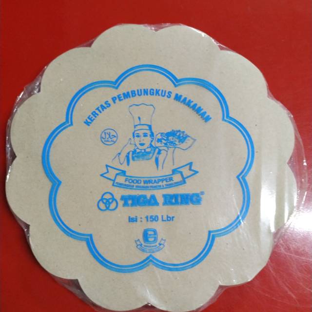 Jual Kertas Nasi bunga/ Kertas Bulat / Kertas Piring / Tatakan Nasi ...