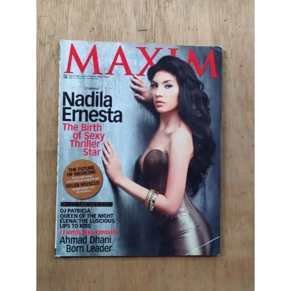 Jual Majalah MAXIM Adult Magazine Nadila Ernesta | Shopee Indonesia