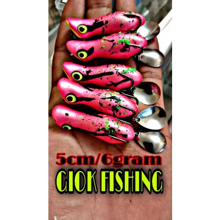 Jual umpan mancing casting gabus soft frog 5cm/6gram | Shopee Indonesia