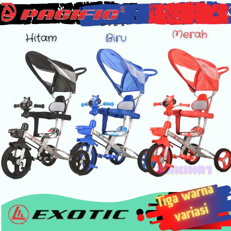 Jual Tricycle Pacific/Sepeda Roda Tiga Anak/Tricycle Exotic Indonesia ...