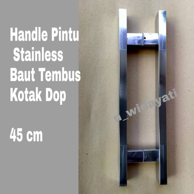 Jual Handle Pintu Rumah / Tarikan Pintu Kantor Minimalis Baut Tembus ...