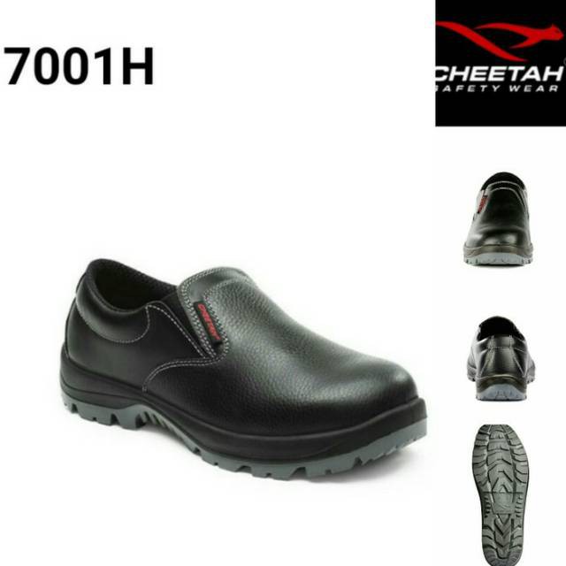 Jual Sepatu safety cheetah 7001H Sepatu Safety Cheetah Tanpa Tali Murah ...