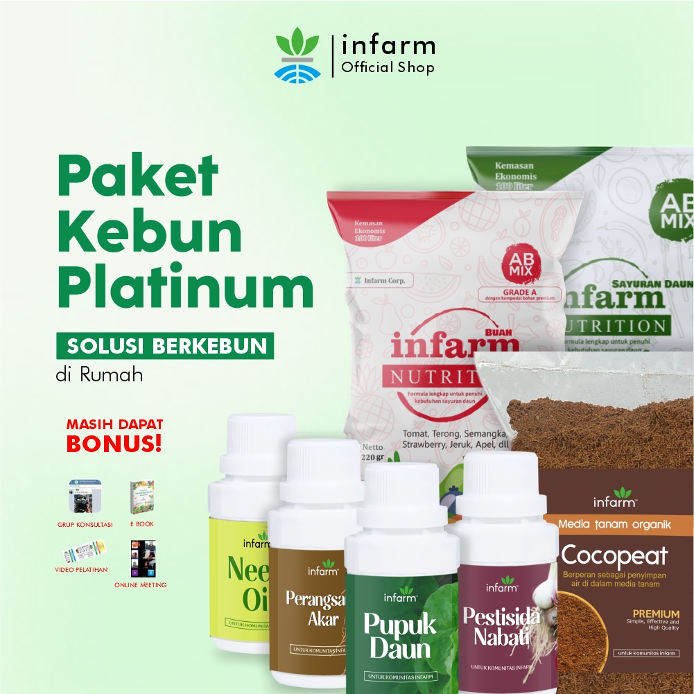 Jual INFARM - Paket Perawatan Kebun Platinum AB Mix Sayuran Daun Buah ...