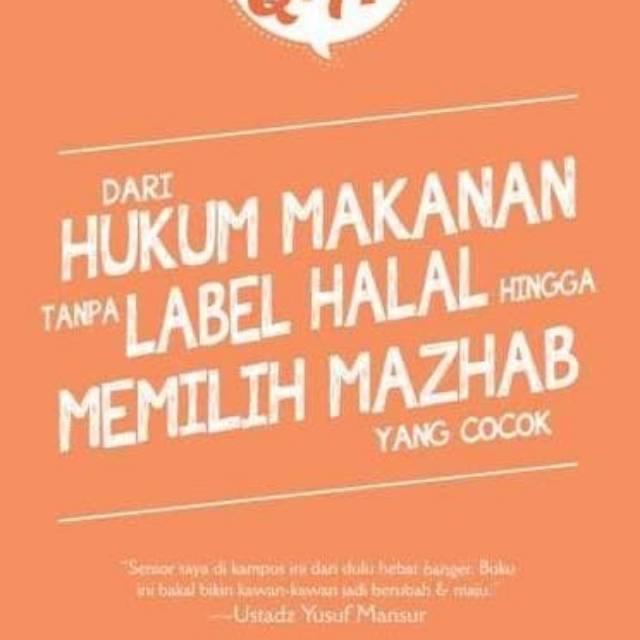 Jual HUKUM MAKANAN TANPA LABEL HALAL | Shopee Indonesia Jual HUKUM MAKANAN TANPA LABEL HALAL | Shopee Indonesia
