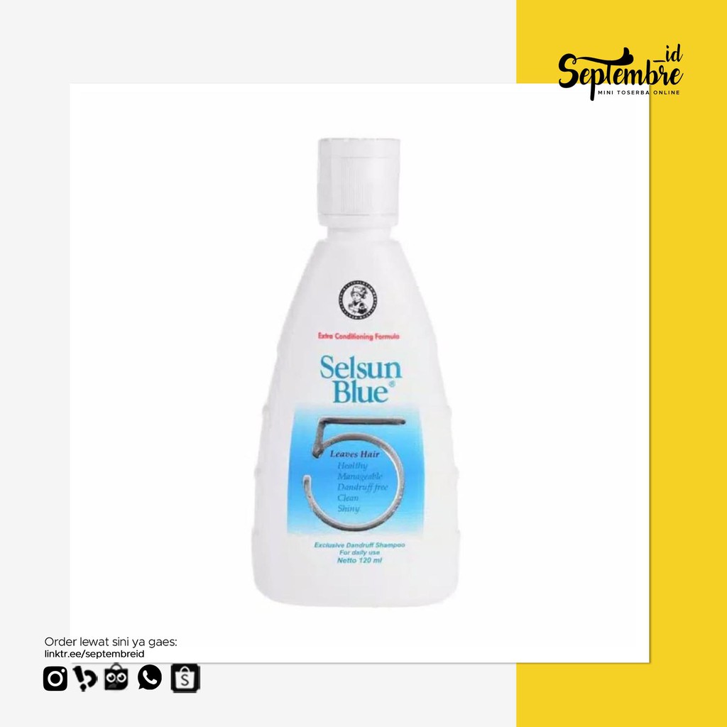 Jual Selsun Blue 5 - Selsun Blue Five Exclusive Dandruff Shampoo 50ml ...
