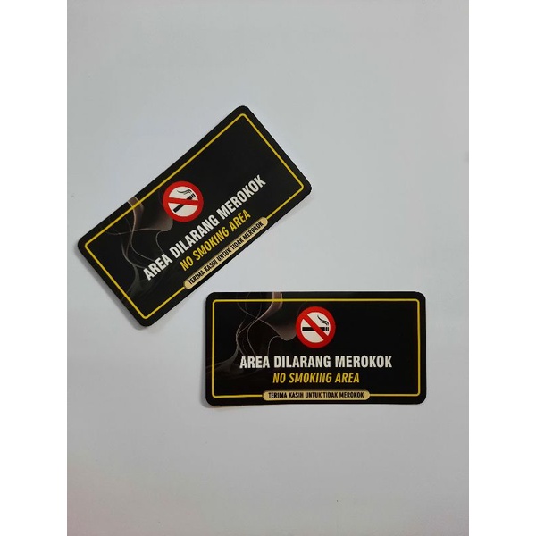 Jual Stiker Larangan Merokok | Stiker Dilarang Merokok | Kawasan Tanpa ...