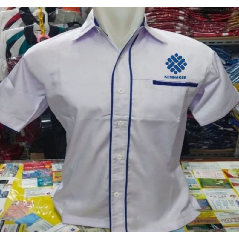 Jual BIG size kemeja kemnaker baju kemnaker seragam kemnaker baju kerja ...