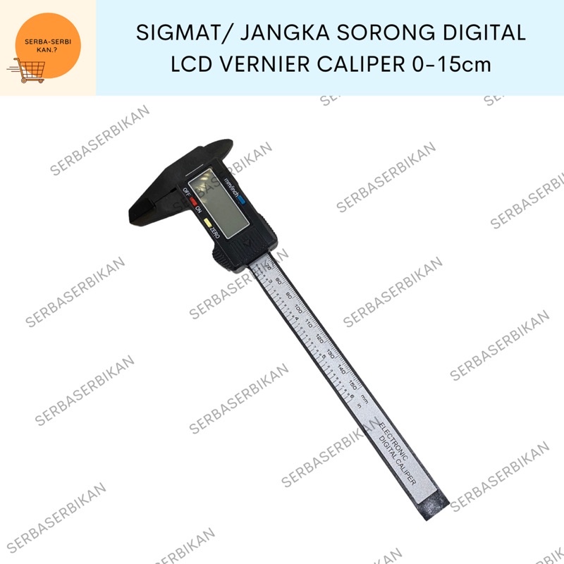 Jual SIGMAT/ALAT UKUR SKETMAT JANGKA SORONG DIGITAL LCD BAHAN CARBON ...