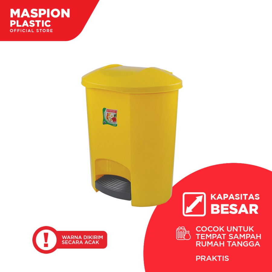 Jual OK Tong Sampah / Tempat Sampah Maspion Pedal Pail Elite Kapasitas 36 Liter - B TD 001 ...