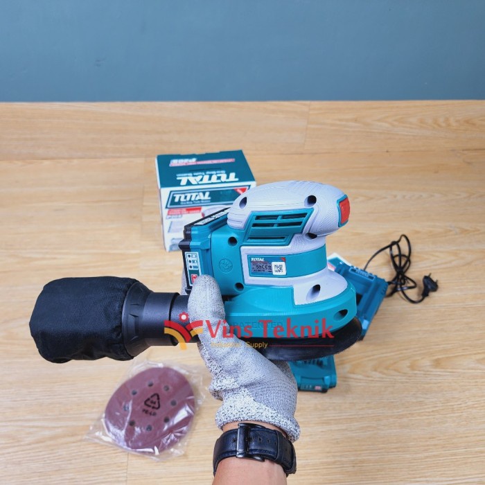 Jual PAKET cordless Random Orbit Sander mesin amplas TOTAL TROSLI2001 ...