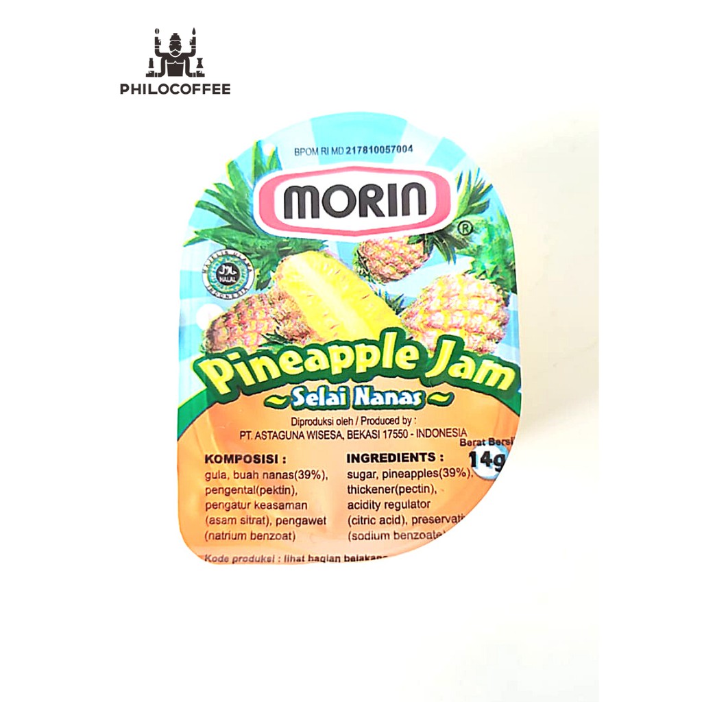 Jual Morin Pineapple Jam per Pcs 14g | Selai Nanas Morin | Shopee Indonesia