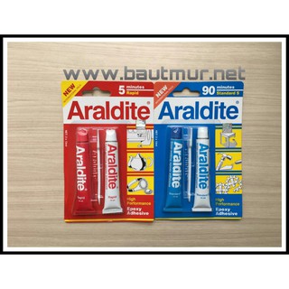 Jual Araldite Biru 90 menit Rapid - Lem Epoxy Besi 15 ml | Shopee Indonesia