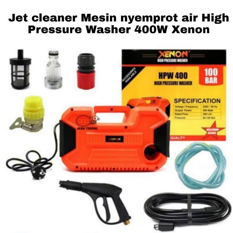 Jual jet cleaner xenon hpw400 pressure washer mesin penyemprot air ...