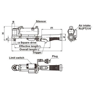 Jual TOHNICHI ACLS25N Air Tork Limit Switch (Semi Automatic) | Shopee ...