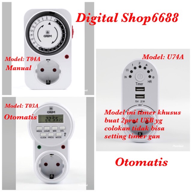 Harga Timer Manual Listrik Terbaru Mei 2025 | BigGo Indonesia