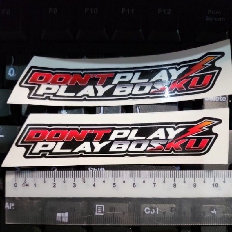 Jual stiker don't play play | Shopee Indonesia