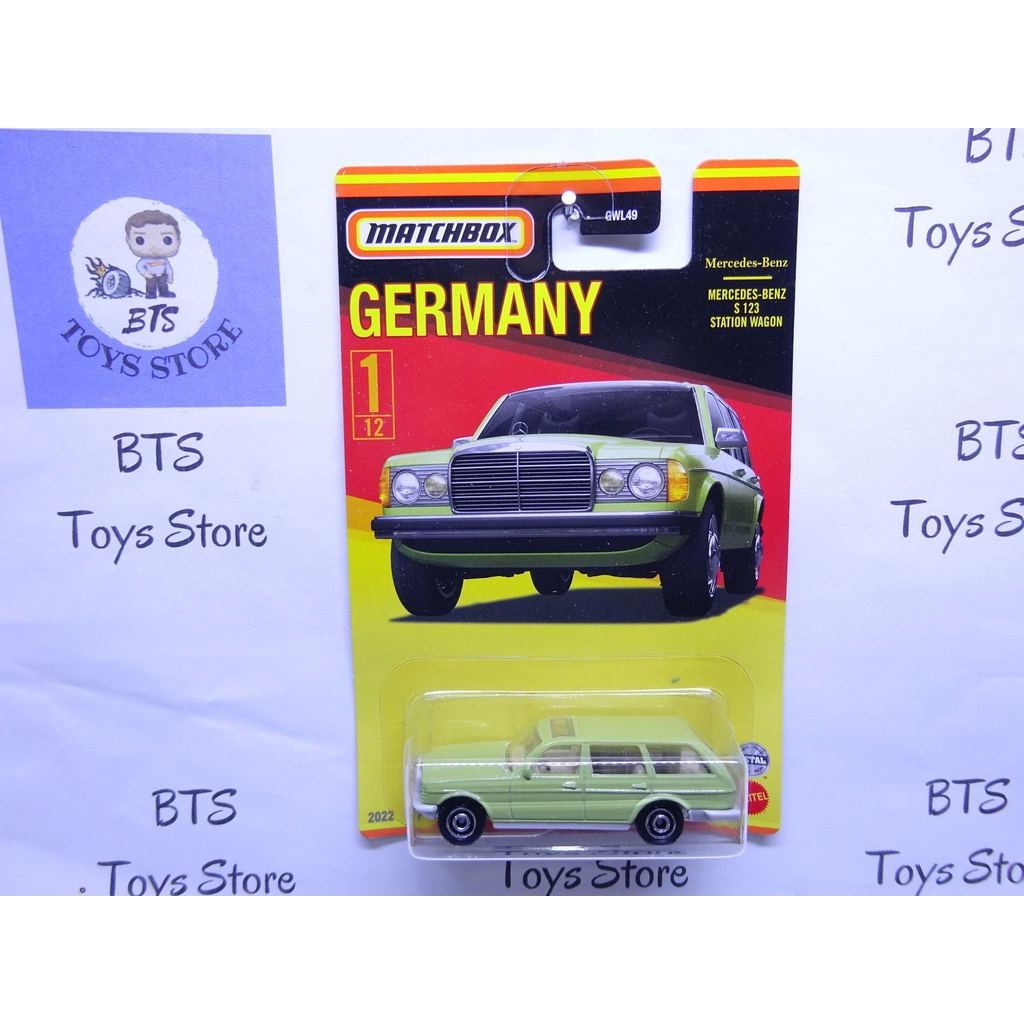 Jual Matchbox Germany Mercedes Benz S 123 Station Wagon Hijau | Shopee ...