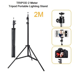 Jual TRIPOD 2 Meter Tripod Portable Lighting Stand - Tripot Untuk Hp ...