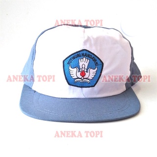 Jual Topi Sekolah SMA Logo Tut Wuri Warna Biru Topi SMK SMA Atribut ...