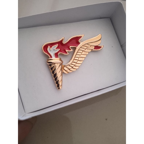 Jual brevet wing pin lencana pandu udara tni ad | Shopee Indonesia