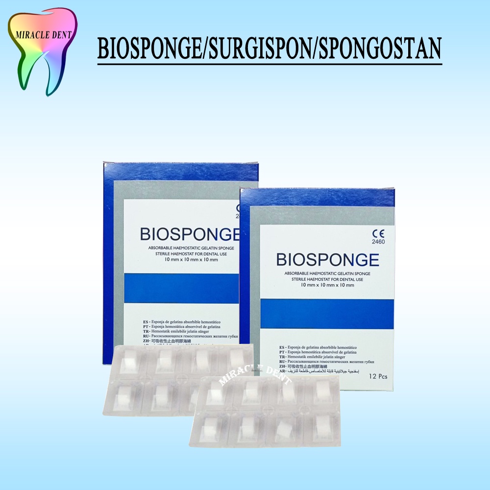 Jual DENTAL SURGISPON / BIOSPONGE / SPONGOSTAN / CURASPON | Shopee ...
