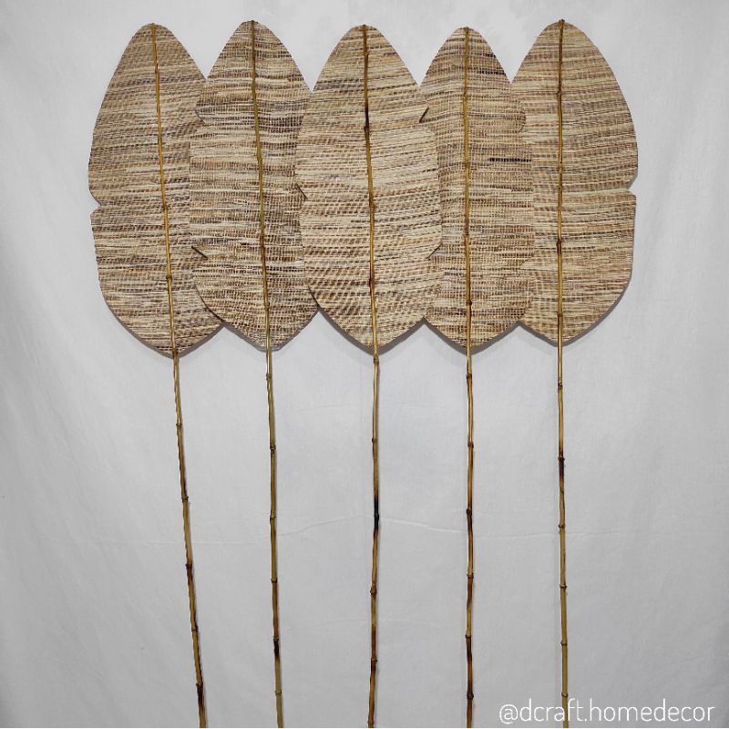 Daun Pisang Kering Dekorasi Daun Pisang Rustic Daun Pisang Artifisial ...