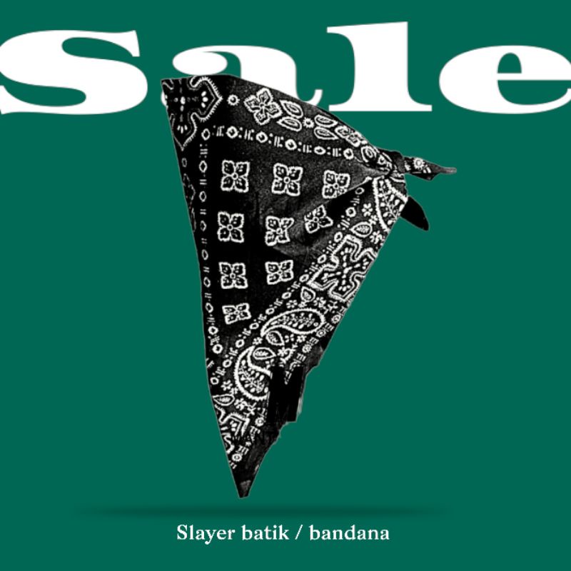 Jual slayer / bandana / penutup mulut berkendara / scraf /slayer batik ...