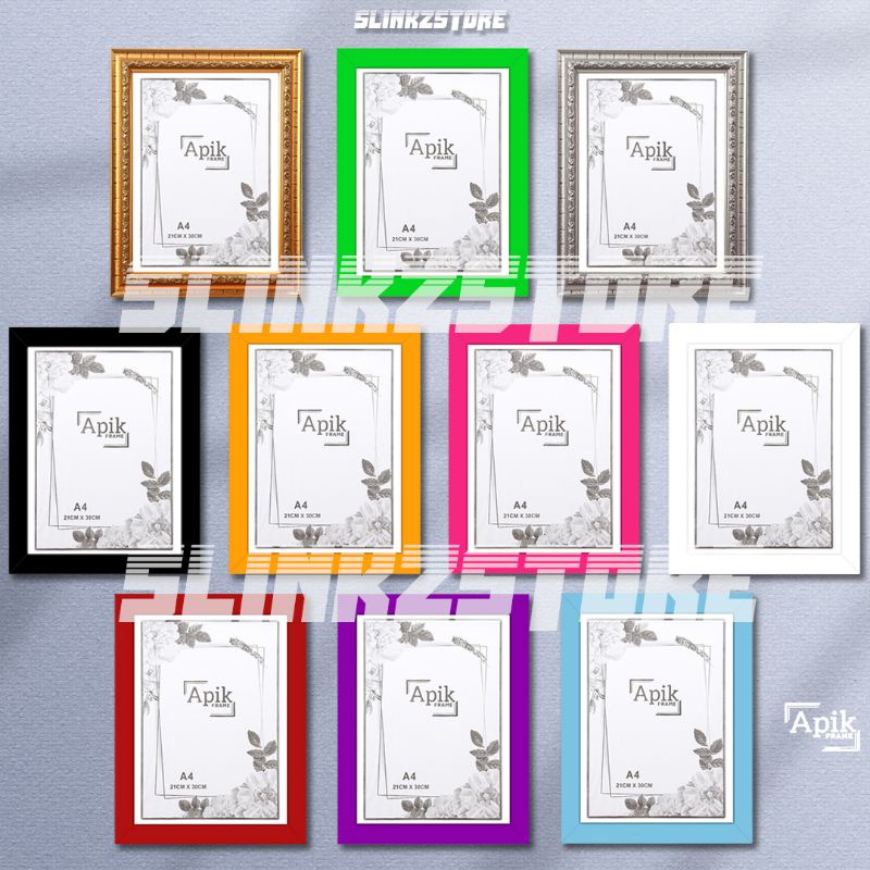 Jual Frame Foto Ukuran 11r ( A4 ) ( 21 cm x 30 cm ) minimalis | Shopee ...