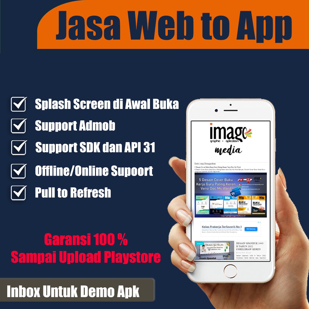 Jual Jasa Pembuatan Aplikasi Android Web View Fitur Lengkap + Jasa ...