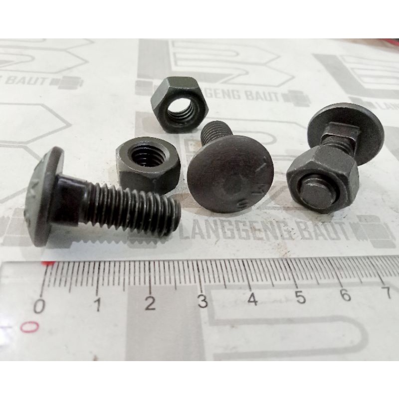 Jual Baut CB 10mm / Baut Bak Truk / Baut Pagar 3/8 X 1 Inch | Shopee ...