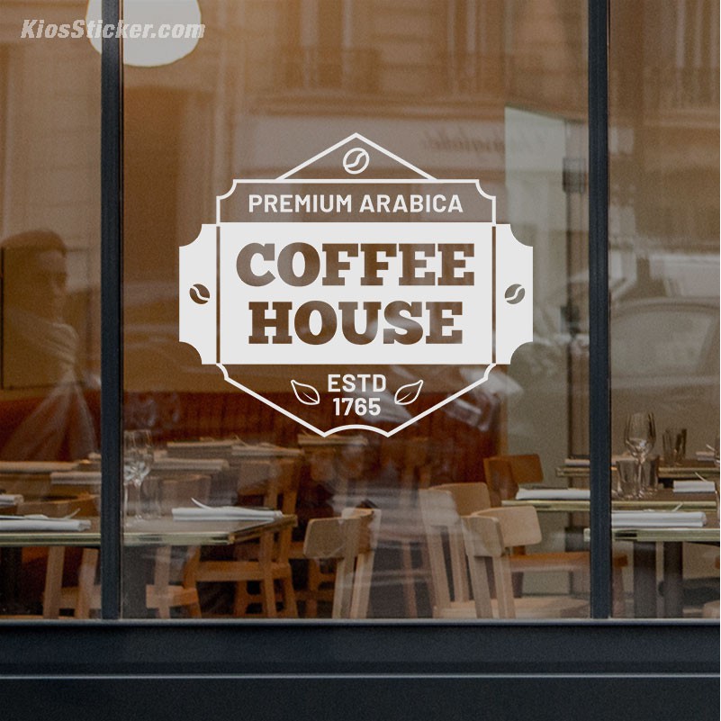 Jual Cutting Stiker Kaca Kafe QC-16 Sticker Cafe Dinding Kaca Wall ...