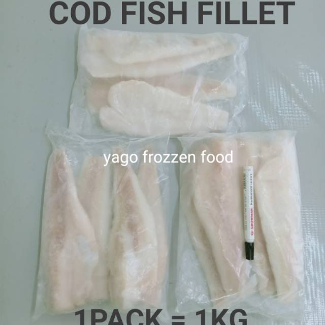 Jual COD FISH FILLET PREMIUM 1KG \ Ikan Cod Fillet | Shopee Indonesia