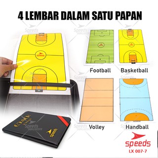 Jual SPEEDS Papan Strategi Taktik Pelatih Basket BasketBall Coach Board ...