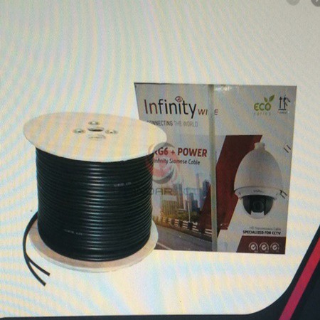 Jual KABEL CCTV INFINITY RG6 + POWER /20 METER/ 20M | Shopee Indonesia