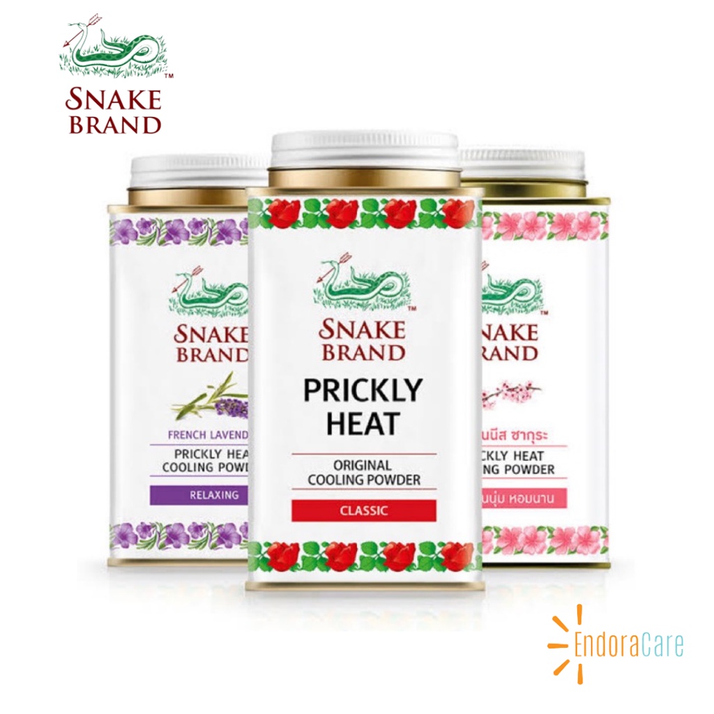Jual SNAKE BRAND Prickly Heat Powder Bedak Ular Gatal Biang Keringat ...