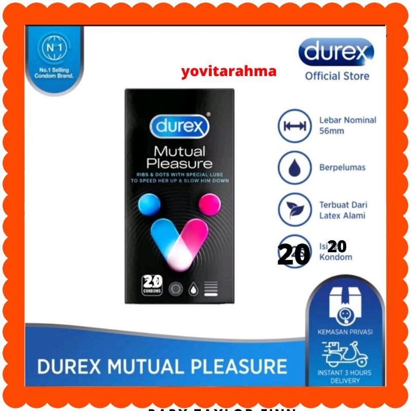 Jual Durex Mutual Pleasure extreme Kondom 20s 20pcs | Shopee Indonesia