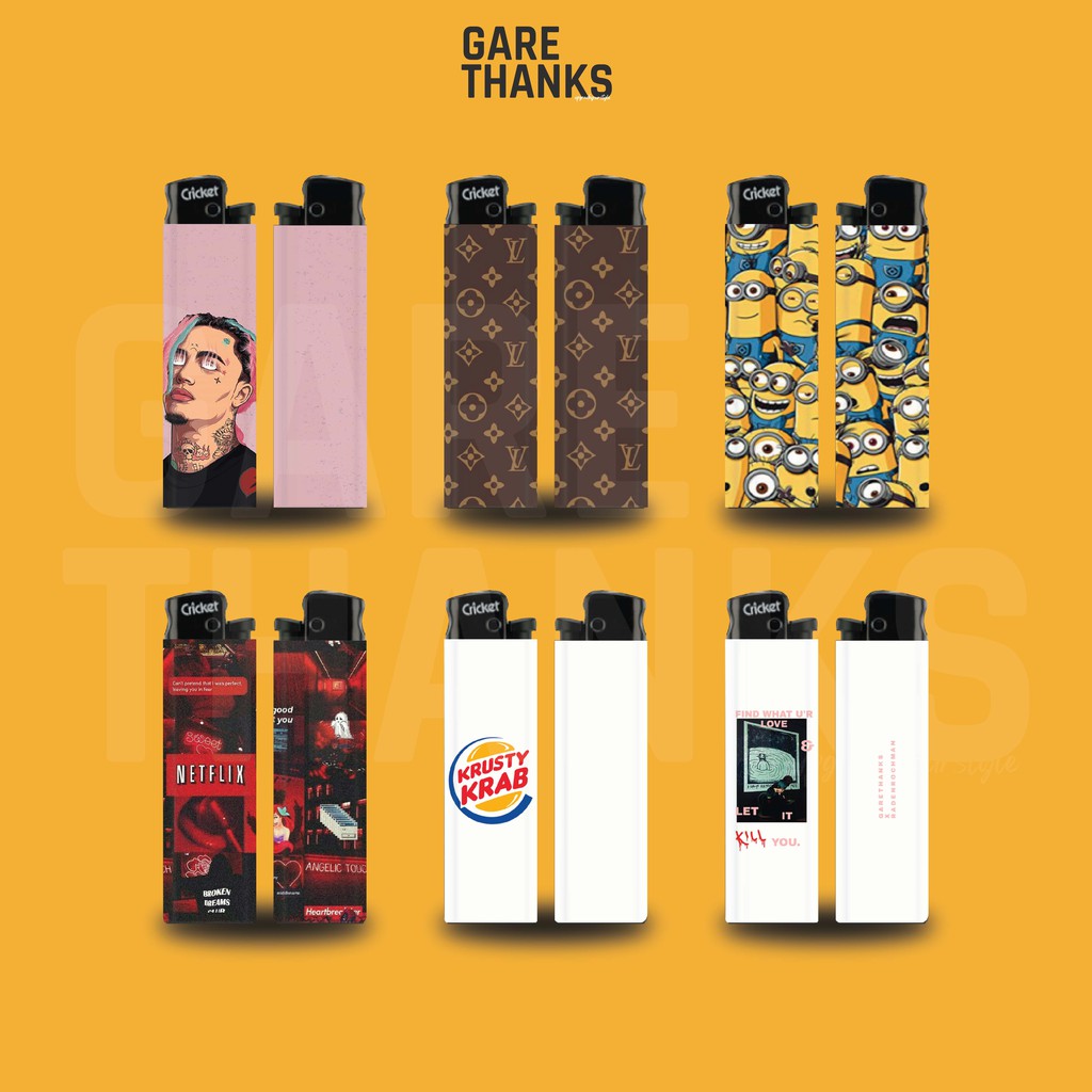 Jual [BISA COD] [ KOREK CRICKET ] KOREK API UNIK CUSTOM STICKER FULL ...